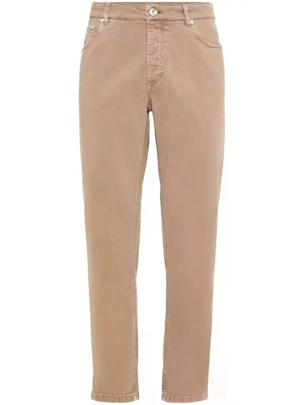 Brunello Cucinelli Dyed Straight-leg Jeans
