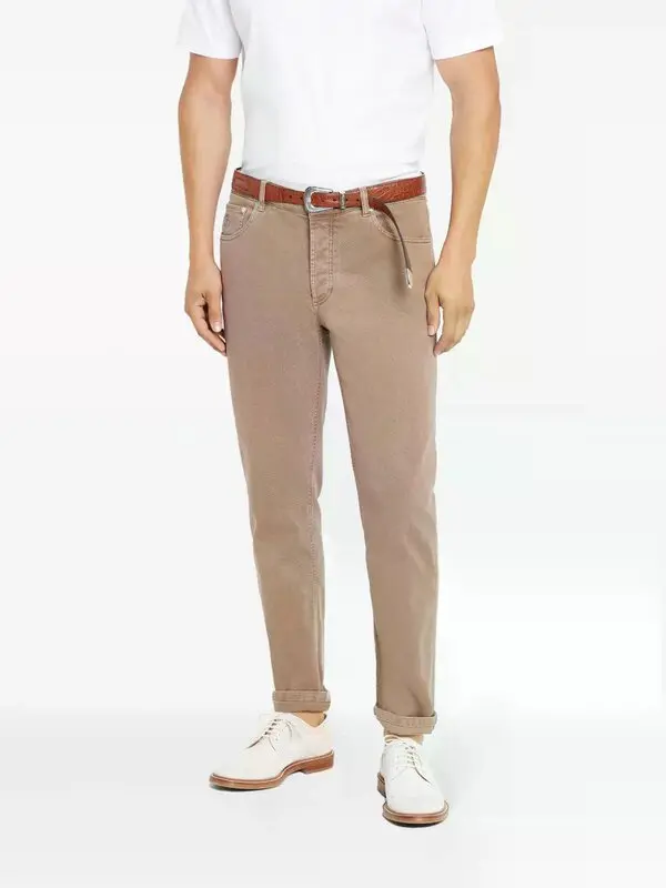 Brunello Cucinelli Dyed Straight-leg Jeans