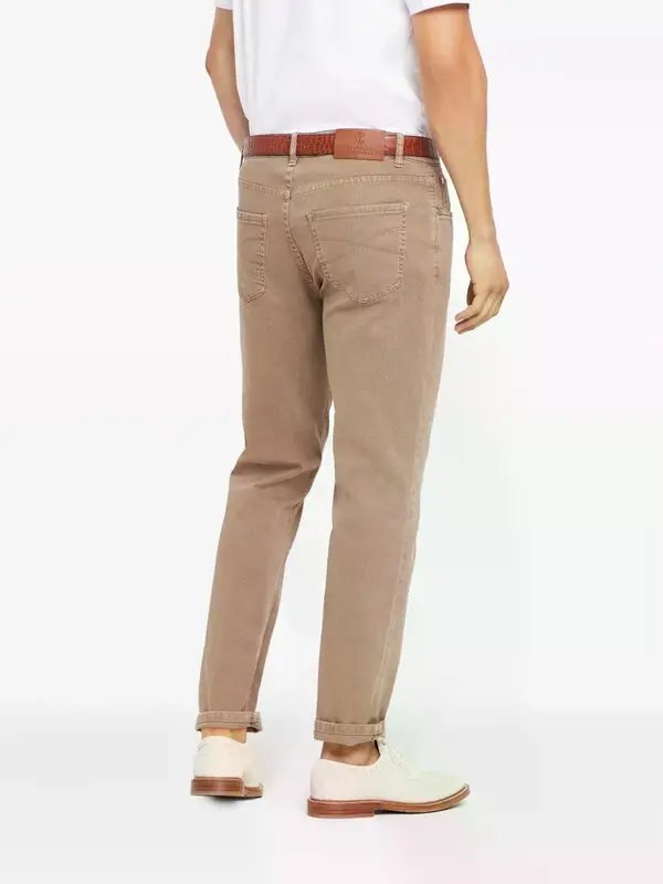 Brunello Cucinelli Dyed Straight-leg Jeans