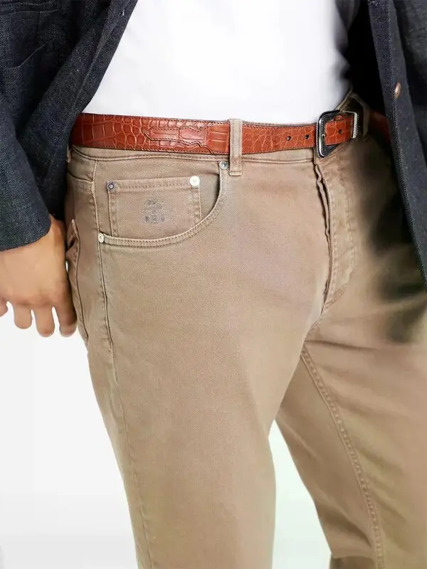 Brunello Cucinelli Dyed Straight-leg Jeans