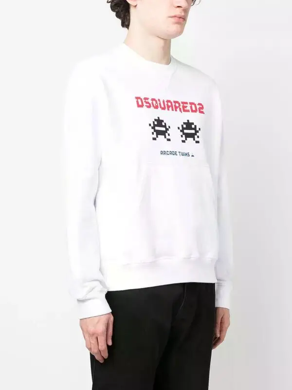 Dsquared2 Arcade Twins-print Sweatshirt