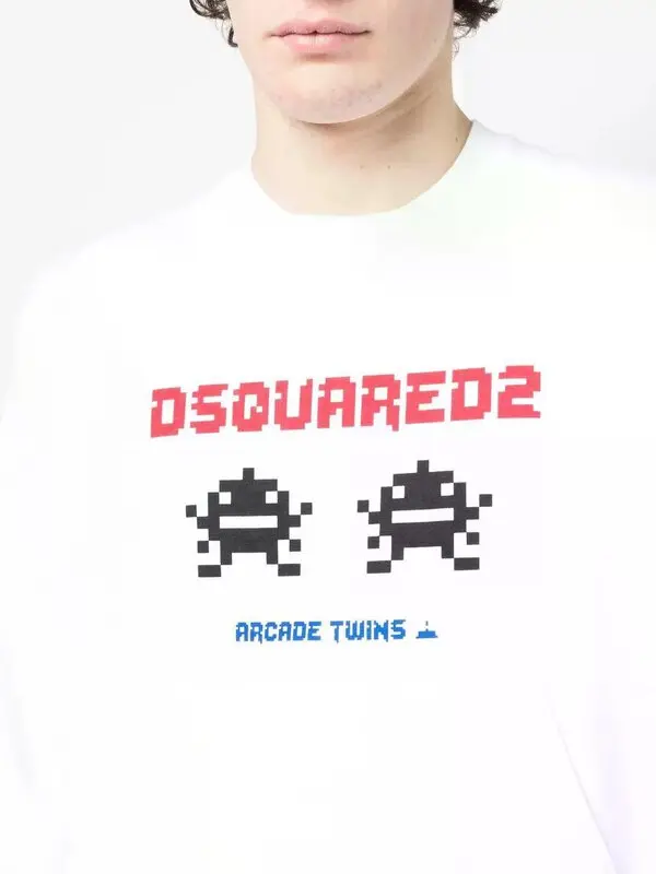 Dsquared2 Arcade Twins-print Sweatshirt