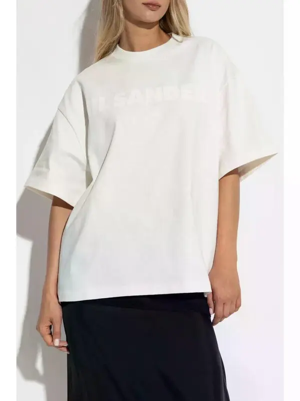 JIL SANDER Logo-print Cotton T-shirt - White