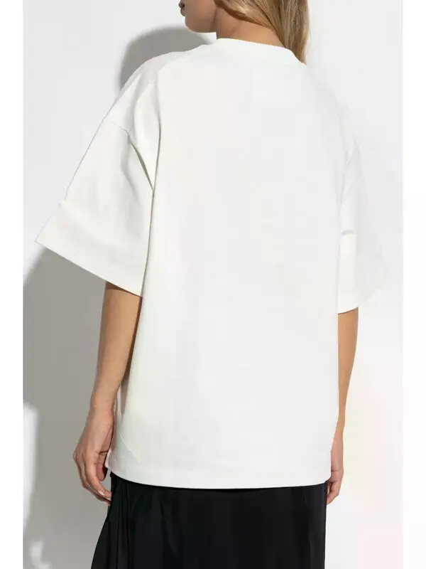 JIL SANDER Logo-print Cotton T-shirt - White