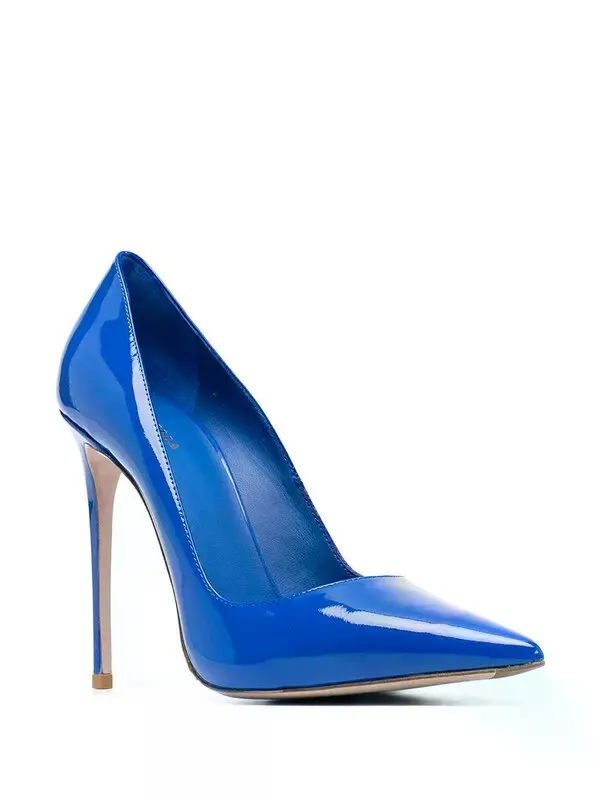 LE SILLA Eva Patent-leather Pumps - Blue