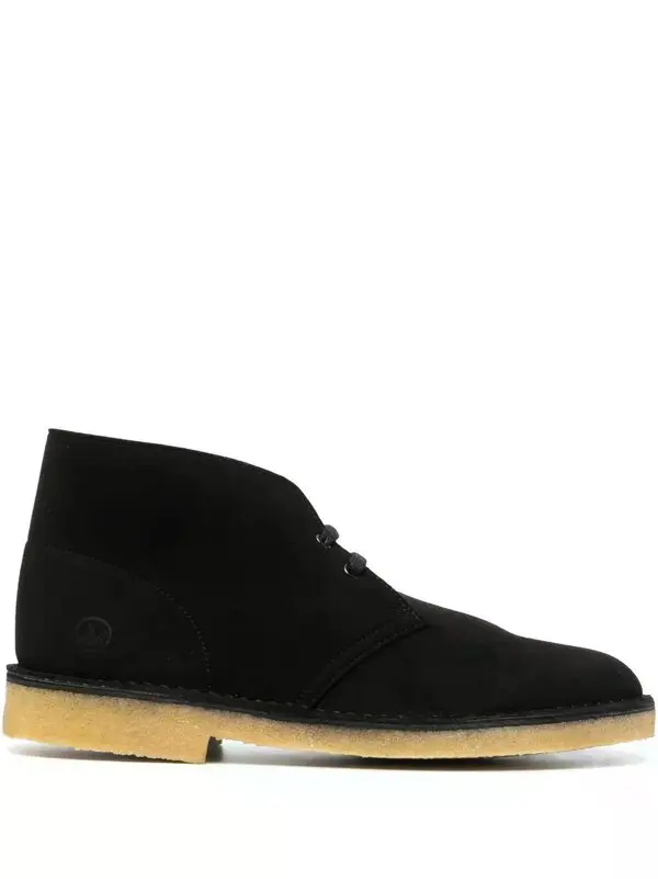 Clarks Desert Leather Lace-up Boots - Black