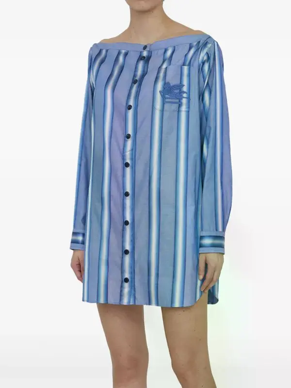 Etro Striped Shirt Dress