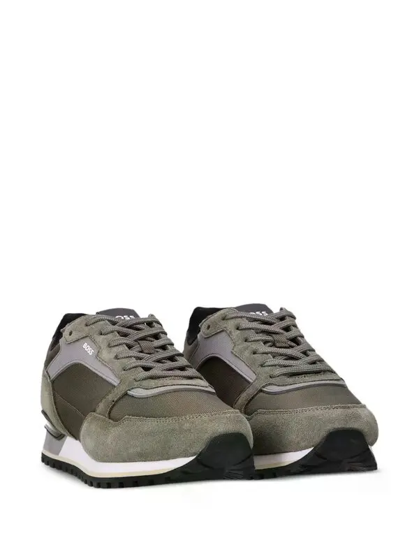 BOSS Suede-trimmed Mesh Sneakers