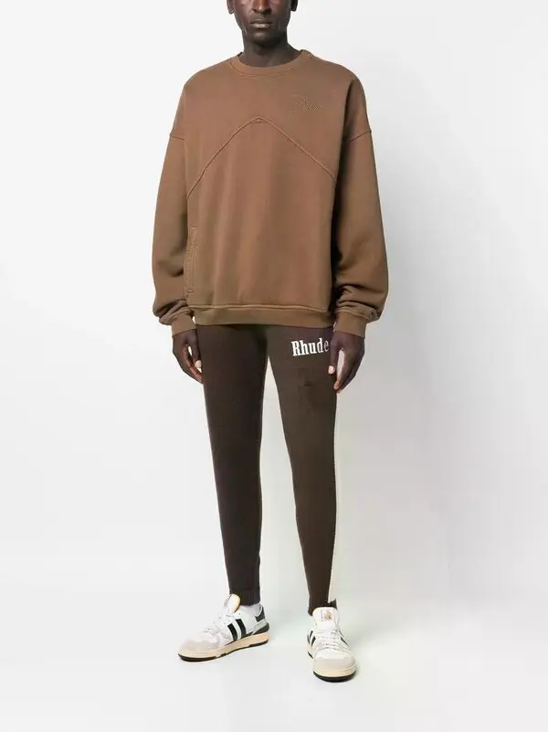 Rhude Logo-embroidered Oversize Jumper