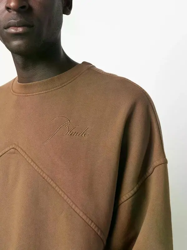 Rhude Logo-embroidered Oversize Jumper