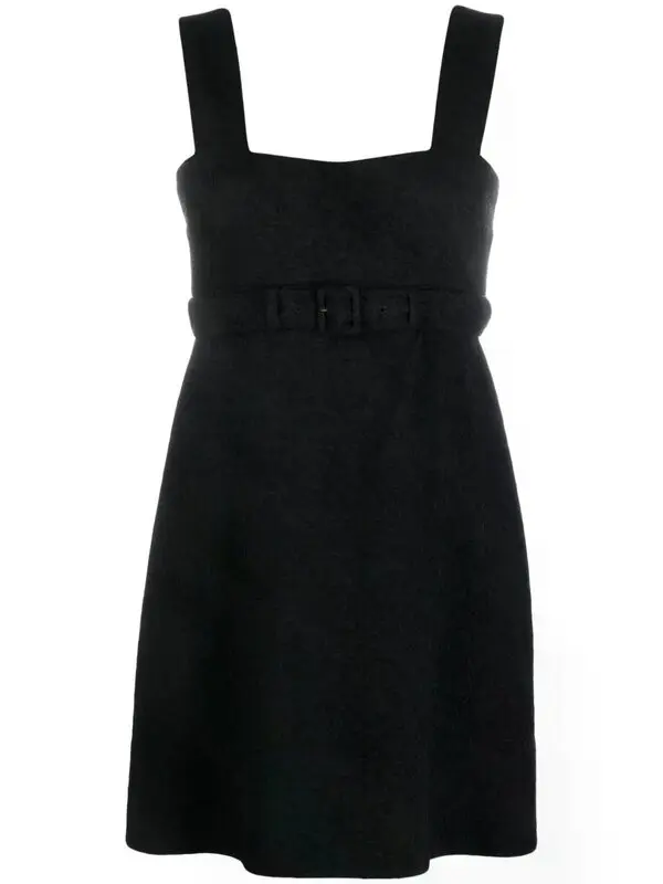 PATOU Corsage Belted Mini Dress