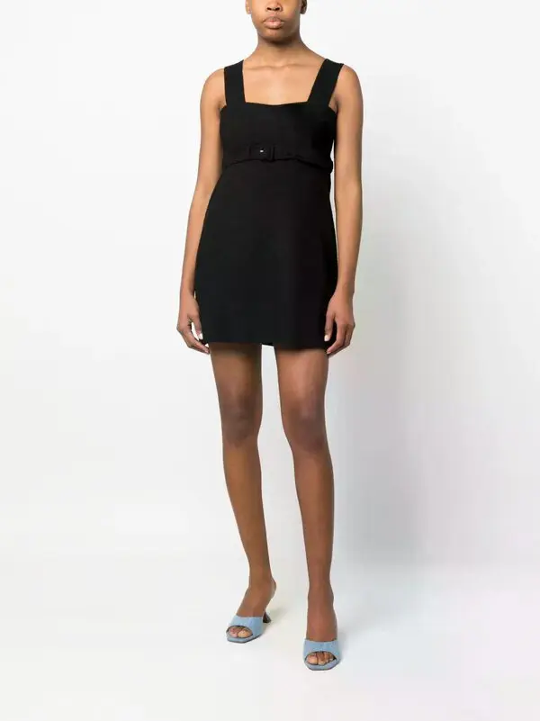 PATOU Corsage Belted Mini Dress