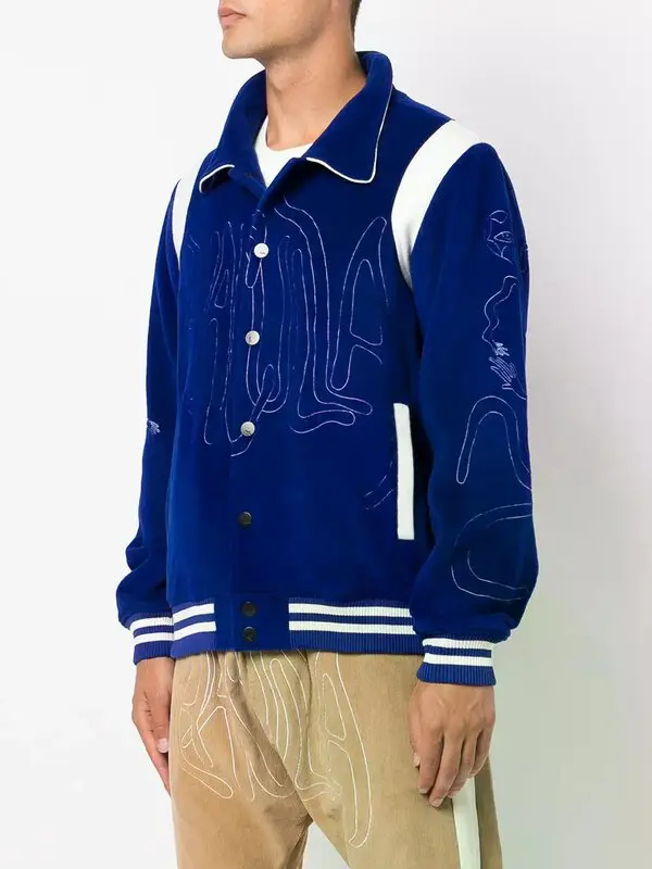 HACULLA. Embroidered Logo Shirt Jacket