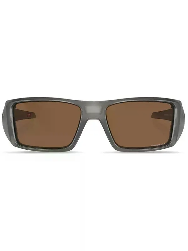 Oakley Heliostat Rectangle-frame Sunglasses - Grey