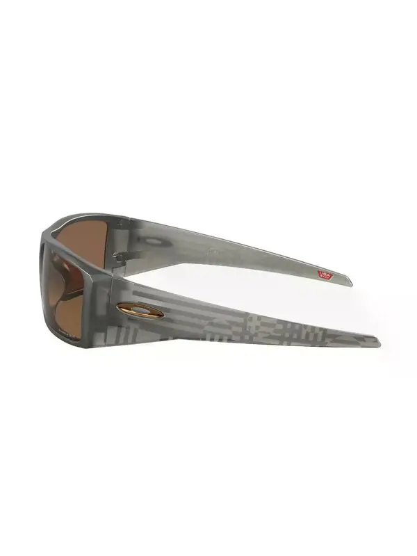 Oakley Heliostat Rectangle-frame Sunglasses - Grey