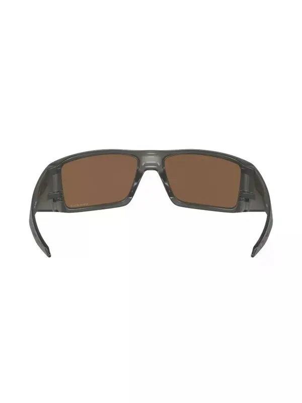 Oakley Heliostat Rectangle-frame Sunglasses - Grey