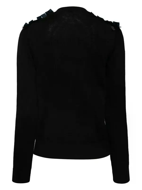 Comme Des Garçons Paillette Embellishment Cardigan