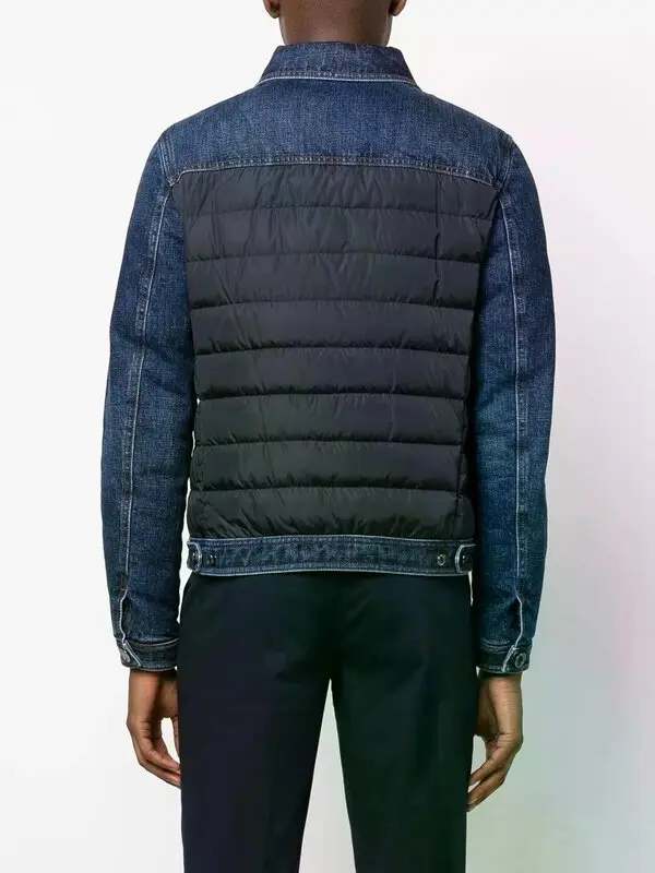 MOORER Contrast Denim Jacket
