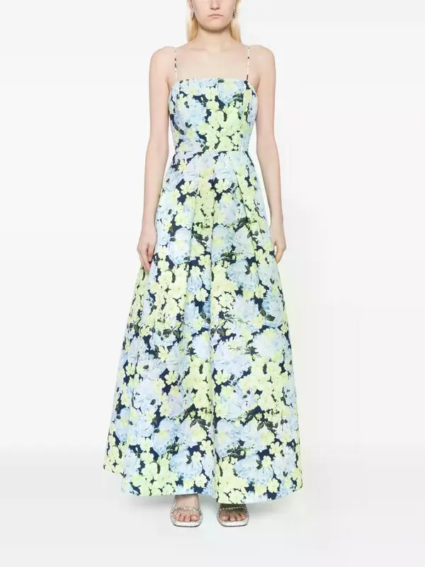 Sachin & Babi Beau Floral-print Gown