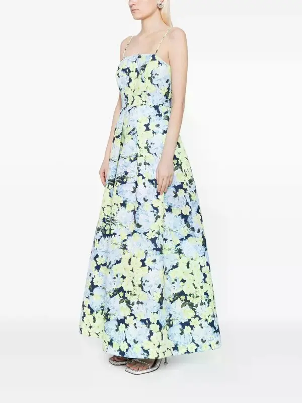 Sachin & Babi Beau Floral-print Gown