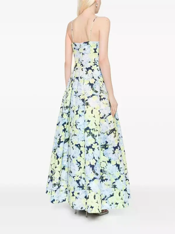 Sachin & Babi Beau Floral-print Gown