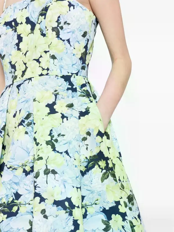 Sachin & Babi Beau Floral-print Gown