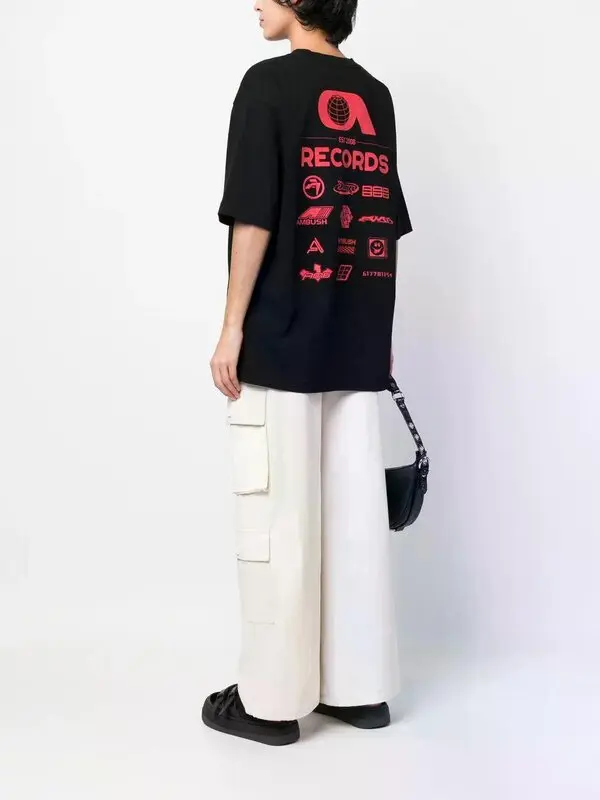 AMBUSH Records-print Cotton T-shirt