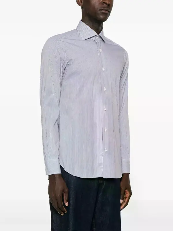 BARBA NAPOLI Striped Shirt
