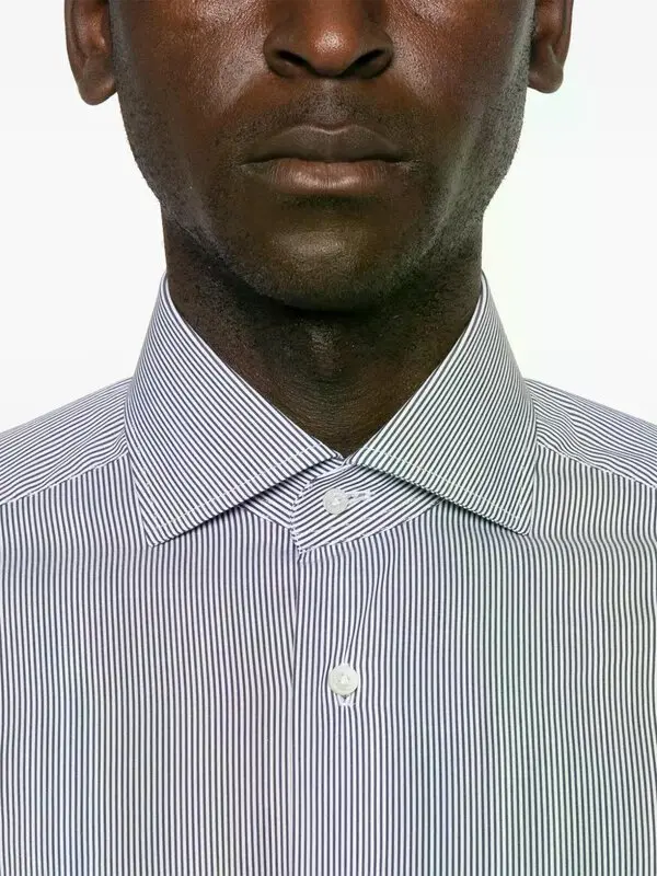 BARBA NAPOLI Striped Shirt