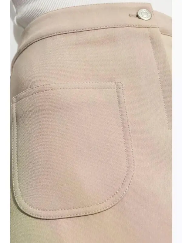 COURREGES Logo-appliqué Twill Mini Skirt