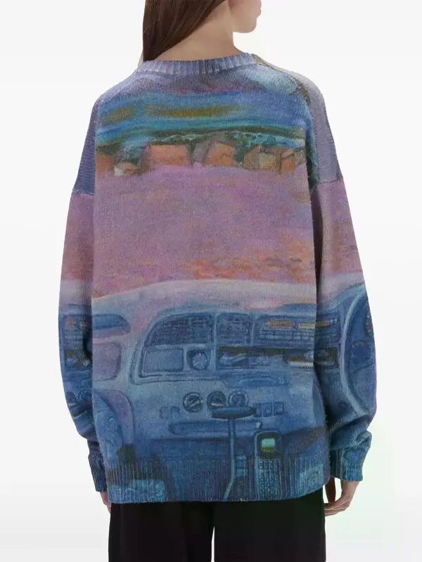 JW Anderson Printed Wool-blend Jumper