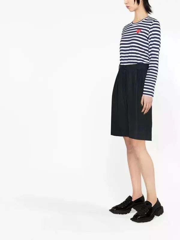 Play Comme Des Garcon Horizontal Stripe Long-sleeve T-shirt