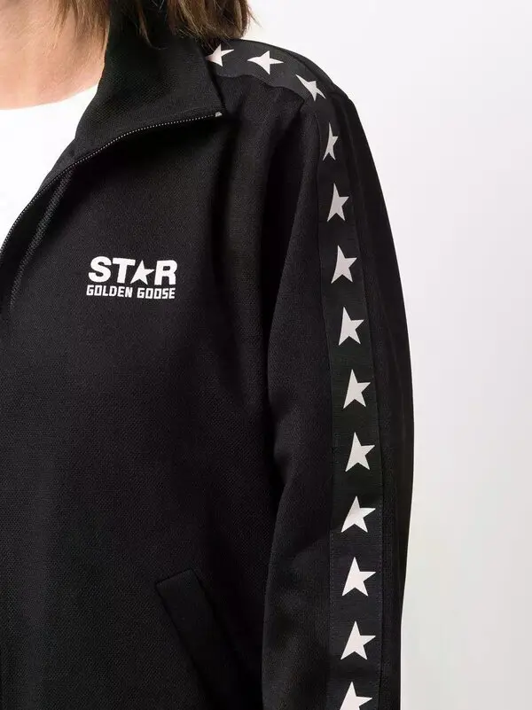 GOLDEN GOOSE Zipped Sweatshirt - Black