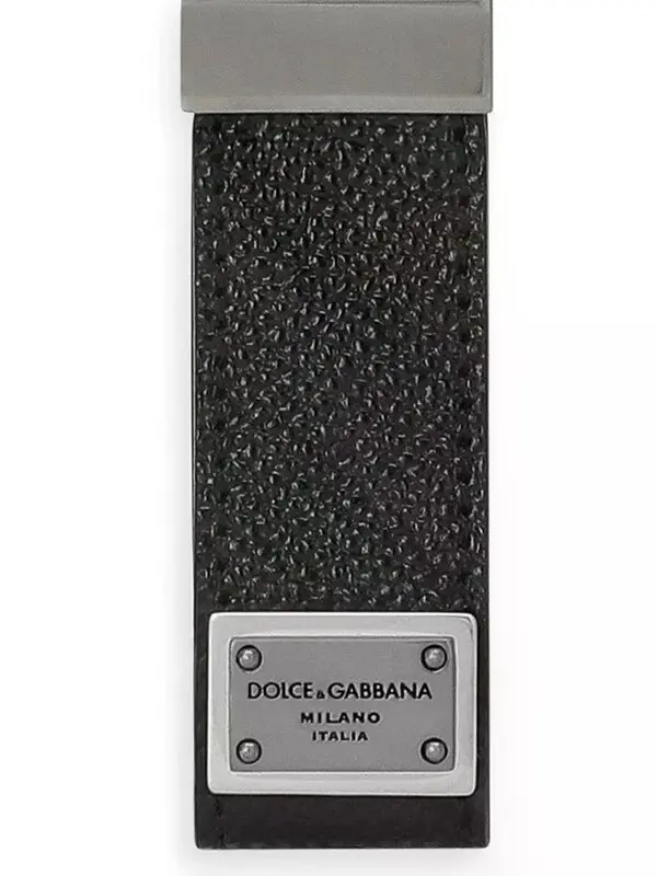Dolce & Gabbana Logo-tag Leather Keyring