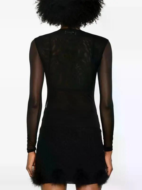 Blumarine Rhinestone-logo T-shirt