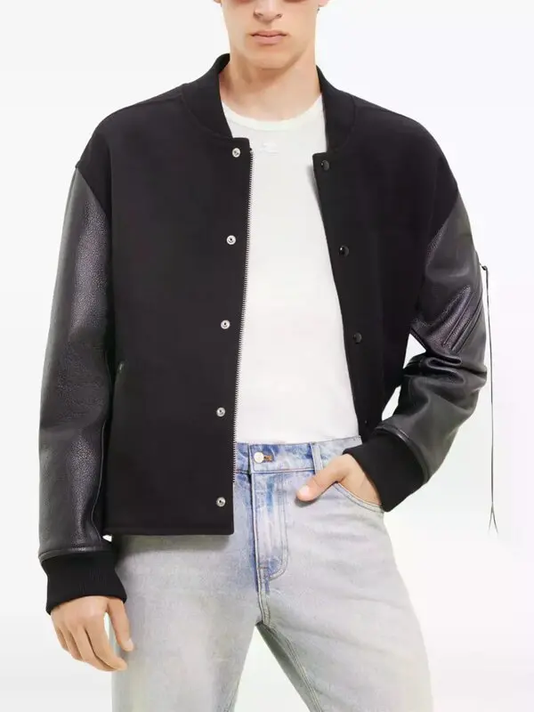 COURREGES Baseball Teddy Bomber Jacket