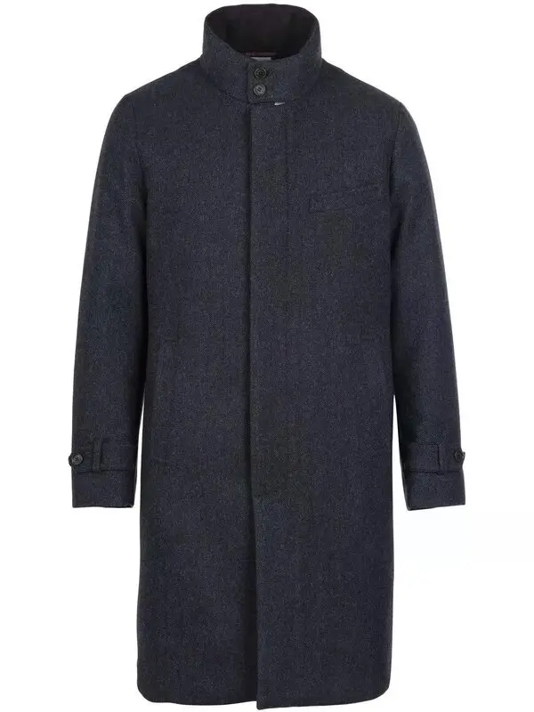 NORWEGIAN WOOL Single-breasted Down-filled Coat