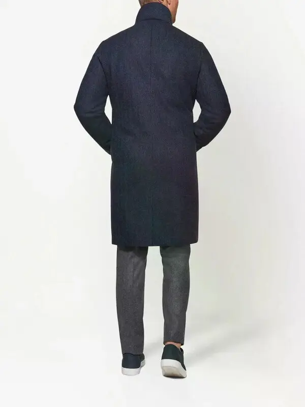NORWEGIAN WOOL Single-breasted Down-filled Coat