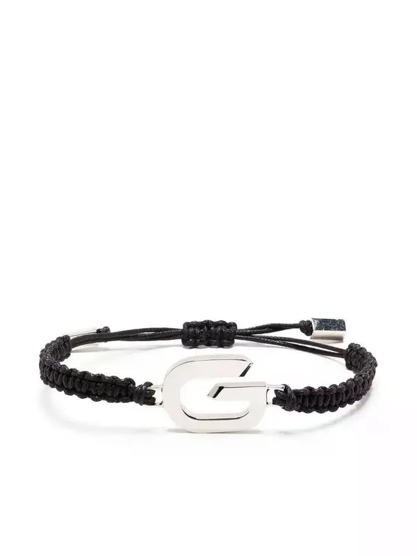 Givenchy Logo Lettering Bracelet - Silver