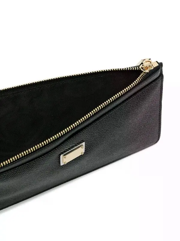 Dolce & Gabbana Logo-plaque Purse - Black