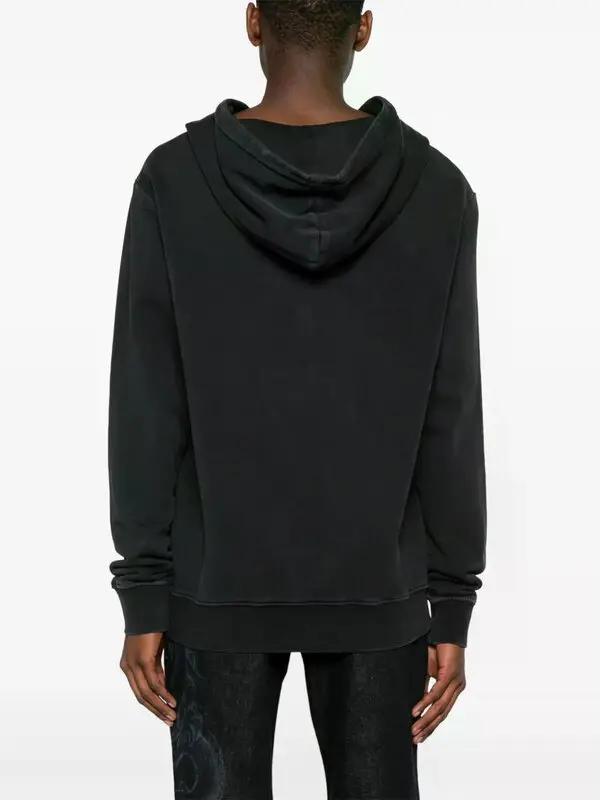 Balmain Logo-embroidered Cotton Hoodie