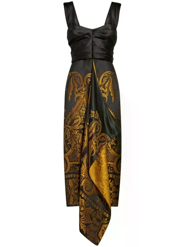 Etro Jacquard Midi Dress