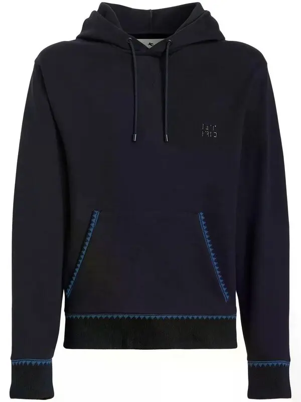 Etro Logo-patch Pullover Hoodie