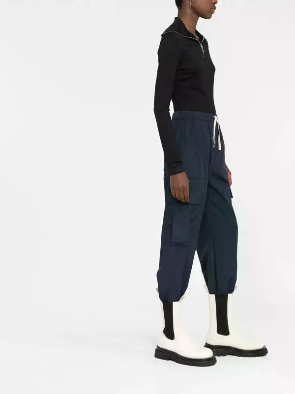 JIL SANDER Logo Print Roll Neck Knitted Top