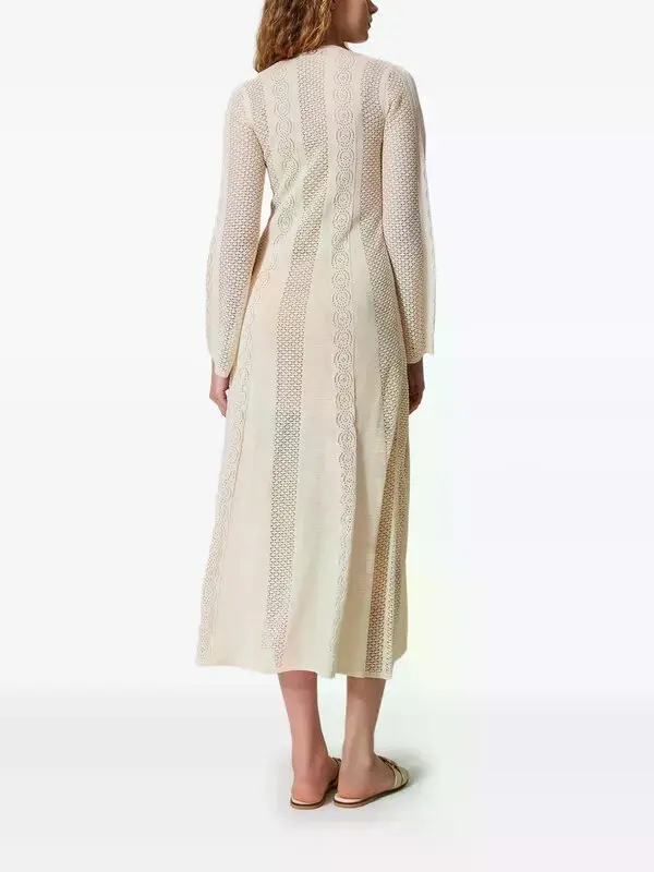 TWINSET Crochet Midi Dress