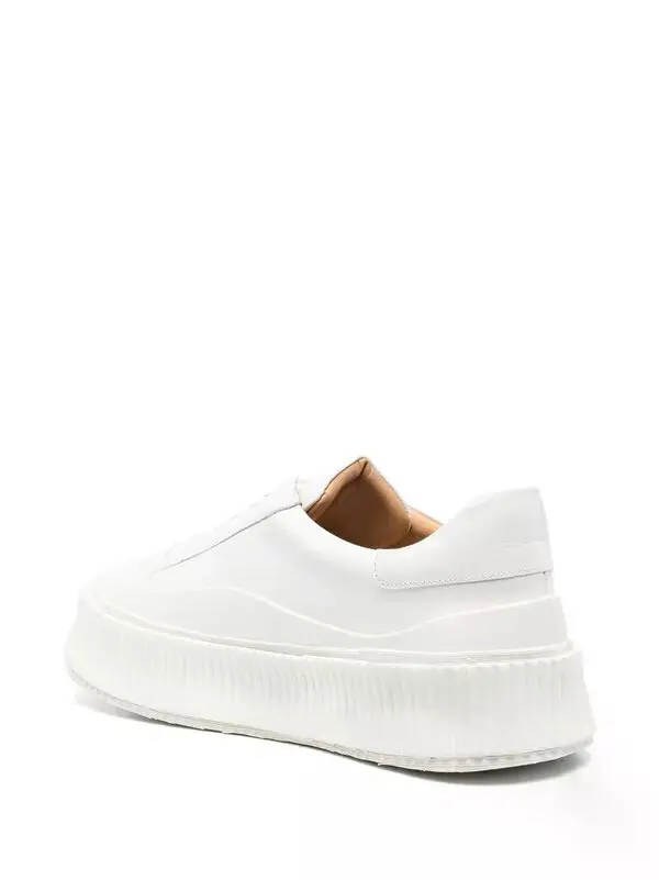 JIL SANDER Lace-up Platform Sneakers - Neutrals