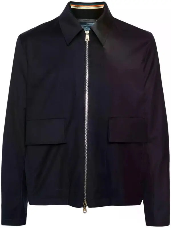 Paul Smith Zipped Wool Shirt Jacket