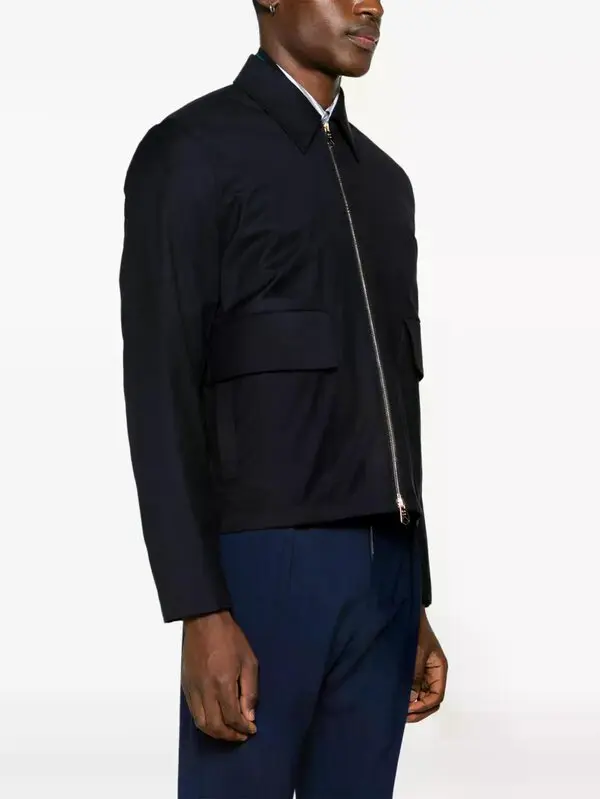 Paul Smith Zipped Wool Shirt Jacket