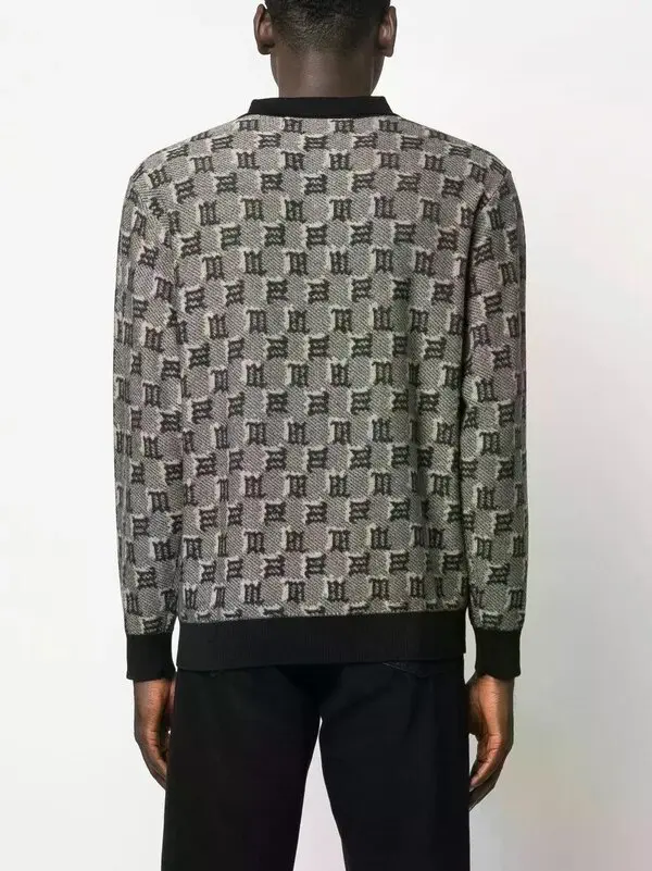 MISBHV Logo-jacquard Polo Jumper