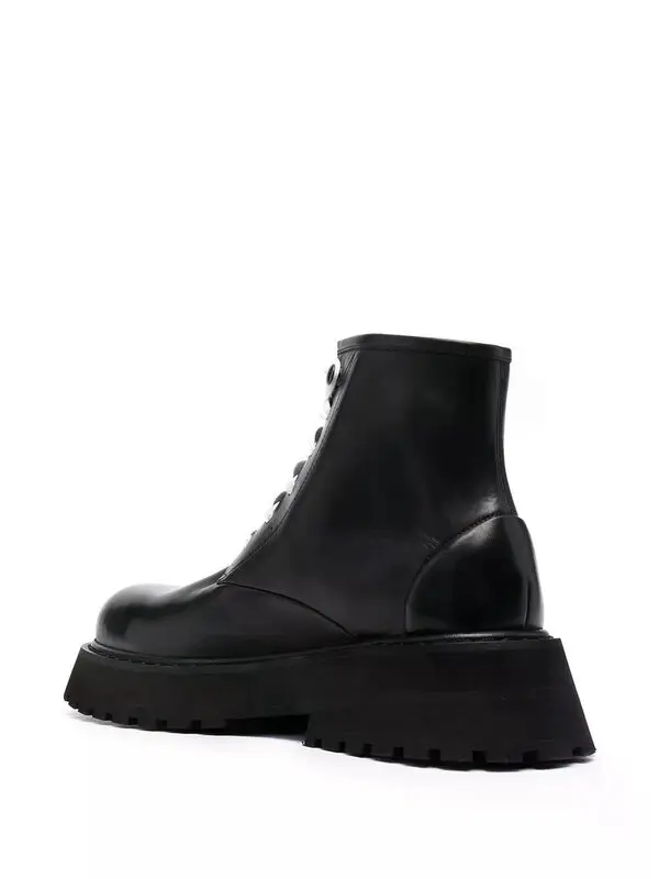 Marsèll Micarro Leather Combat Boots